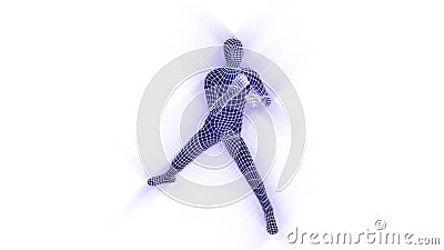 Animated boxer. Hook hit stock video. Video of boxing - 231806123