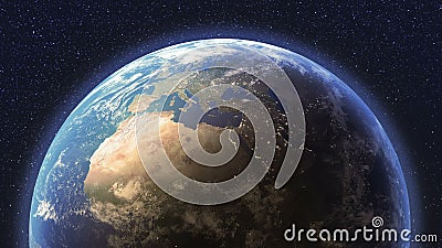 An Animated Clip of a Rotating Earth. Stock Video - Video of animation ...