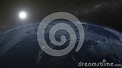 An Animated Clip of a Rotating Earth. Stock Video - Video of nature ...