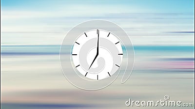 Animated Clock Counting Down 12 Hours Over 30 Seconds. Seamlessly Loops ...