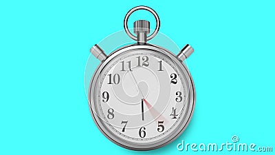 Animated Clock Counting Down 12 Hours Over 30 Seconds. Seamlessly Loops ...