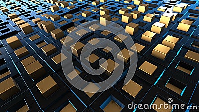 Animated 3D Background with Moving Frames Stock Video - Video of ...