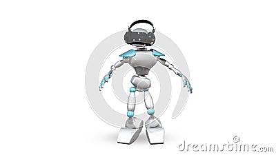 Animated Dancing Robot stock footage. Video of technology - 82646288