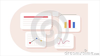 Animated Data Analysis Banner Stock Footage - Video of development ...