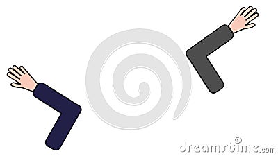 Animated Elbow Handshake stock video. Video of dangerous - 185865923