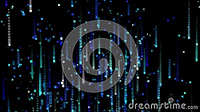 Animated Falling Square Particles Background Stock Footage - Video of ...