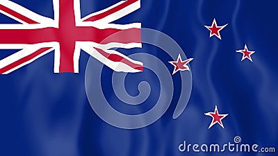 New Zealand Animated Flag Pack In 3D And Green Screen Stock Video ...