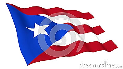 Animated Flag of Puerto Rico Stock Footage - Video of puerto ...