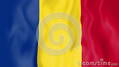 Animated flag of Romania stock video. Video of motion - 63650699
