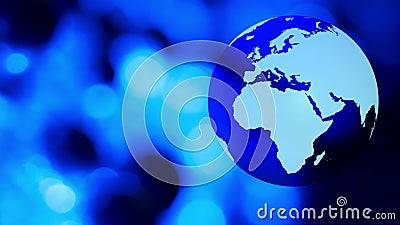 Animated Globe World Background Stock Video - Video of abstract, modern ...