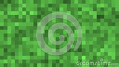 Animated Green Pixel Grass Background. the Concept of Games Background ...
