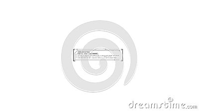 Animated HUD Infographic Element Virtual Text Data Frame. Stock Footage ...