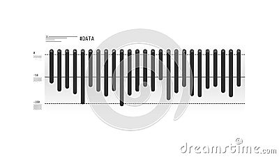 Animated HUD Infographic Element Negative Values Chart. Stock Footage ...