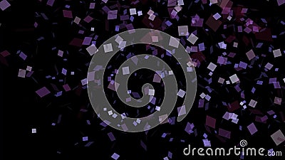 3d cube particles animated stock video. Video of geometric - 217707937