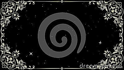 Animated Moving Background with a Frame Stock Video - Video of graphic ...