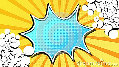 Animated Pop Art Comic Background with Place for Text. Stock Footage ...