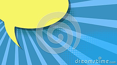 Animated Pop Art Comic Background with Place for Text. Stock Footage ...