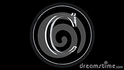 Animated Copyright Symbol stock video. Video of authorship - 113804277