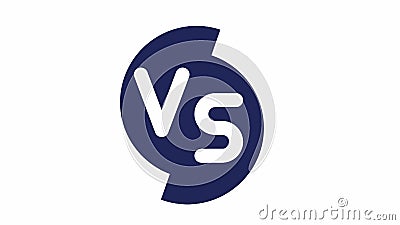 Animated Versus Button Solid Ui Icon Stock Video - Video of game, team ...