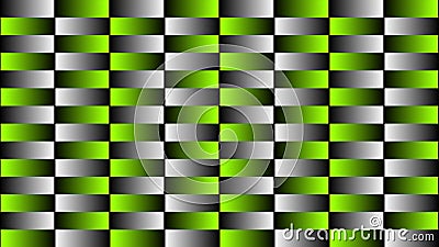 White and Lime Green Gradient Checkered Background, Moving Stripes ...