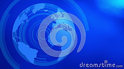 Animated World Globe Technology Abstract Background Stock Video - Video ...