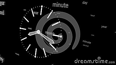 Animation Analog Clock Time Passes, Animation Analog Clock Stock Video ...