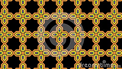 Animation with Arabic Decorative Seamless Pattern in Sliding Motion ...