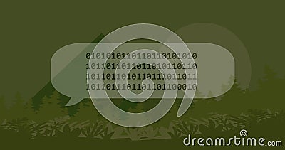 Old PC Animation of Coding. Green Screen Stock Footage - Video of ...