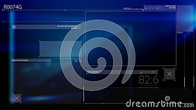 Animation of Blue Screen with Diverse Data Stock Video - Video of ...