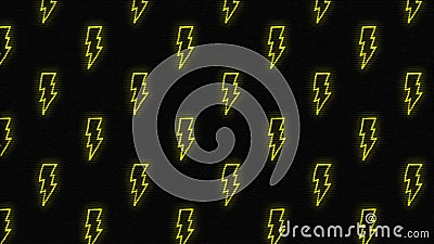 Animation of Bright Flashes in Yellow Stock Video - Video of glowing ...