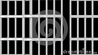 Animation of Closed Jail Bars Stock Footage - Video of inside, bang ...
