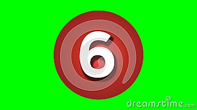 Animation of Countdown and Light Spots on Black Background Stock Video ...