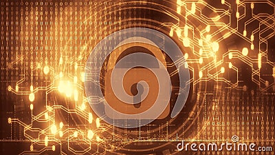 Animation Depicting the Concept of Cyber Security. Stock Video - Video ...