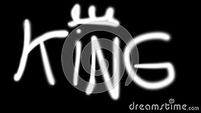 Animation of Doodle Graffiti with White Spray Paint Stock Video - Video ...