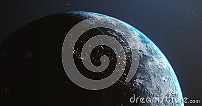 Animation of Earth in Space 4k Stock Video - Video of montage, earth ...