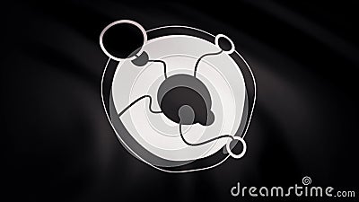 The Animation of the Flag of the Chiss Ascendancy Symbol. the Star Wars ...