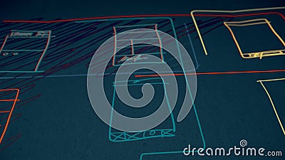 App Development Web Design User Interface Wireframes Organized and ...