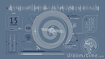 Animation of Infographics about Receiving Satellite Data on Alpha ...