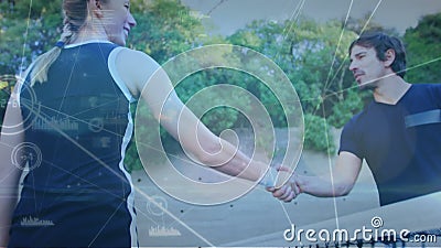 Animation of Network of Connections with Data Processing Over Diverse ...