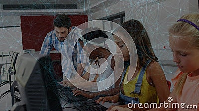 Animation of Network of Connections Over Diverse Schoolchildren Using ...