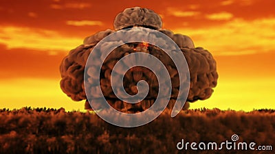 Animation of a Nuclear Blast Version 2 Stock Video - Video of detonate ...