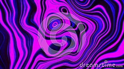 Animation with Pattern of Moving Paint Lines. Motion. Beautiful ...