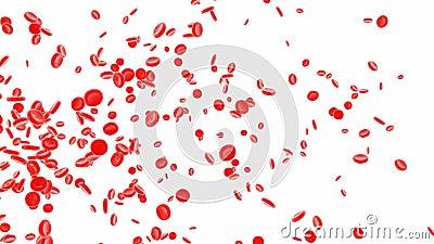 Animation of Red Blood Cells Stock Footage - Video of hospital ...