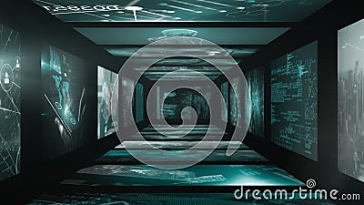 Animation of Screens with Network Connections with Digital Data ...