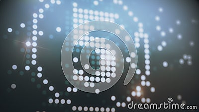 Retro Animated LED Screen Countdown Showing Numbers 10 To 0 Plus Blank ...