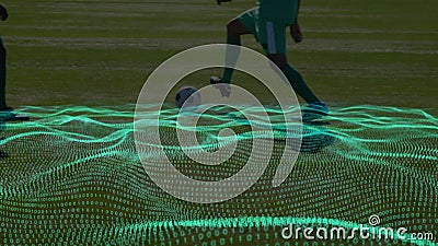 Animation of Waves with Binary Coding Over Diverse Football Players on ...