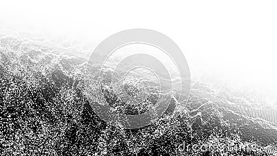 Animation of Waves of White Particles Moving on Black and White ...