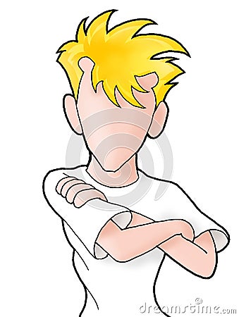 Anime, Faceless Boy Figure Stock Photo | CartoonDealer.com #5439750