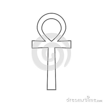 Ankh Symbol, Egyptian Word For Life, Symbol Of Immortality Icon ...
