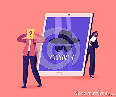Digital anonymity stock illustration. Illustration of dramatic - 253210879
